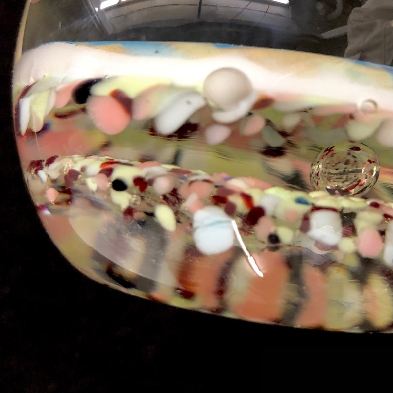 Tom Mosser Cased Art Glass Paperweight Tall Ship 3H - Etsy