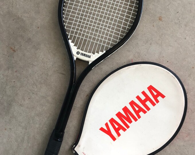 Vintage Yamaha YFG 30 Fiberglass Tennis Racket With Cover Early 1980s ...