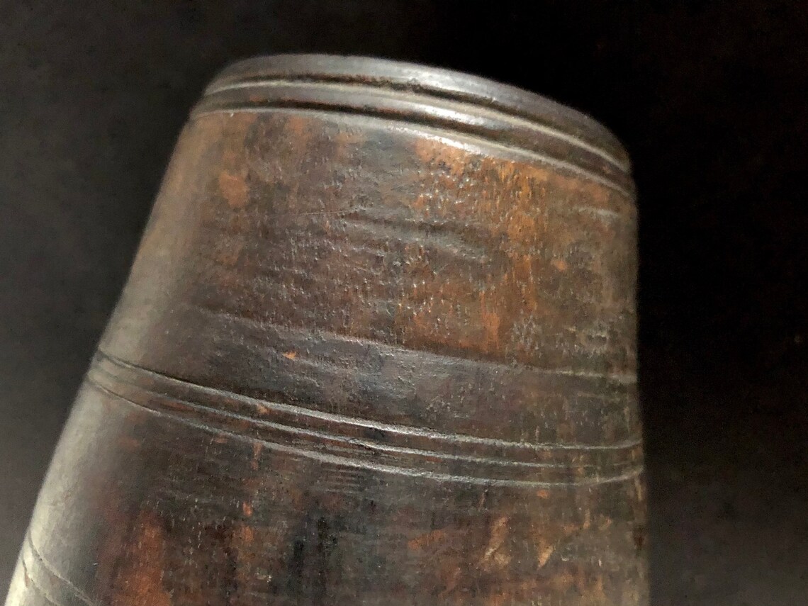 Antique Treenware Tobacco Box With Lid Free Shipping | Etsy