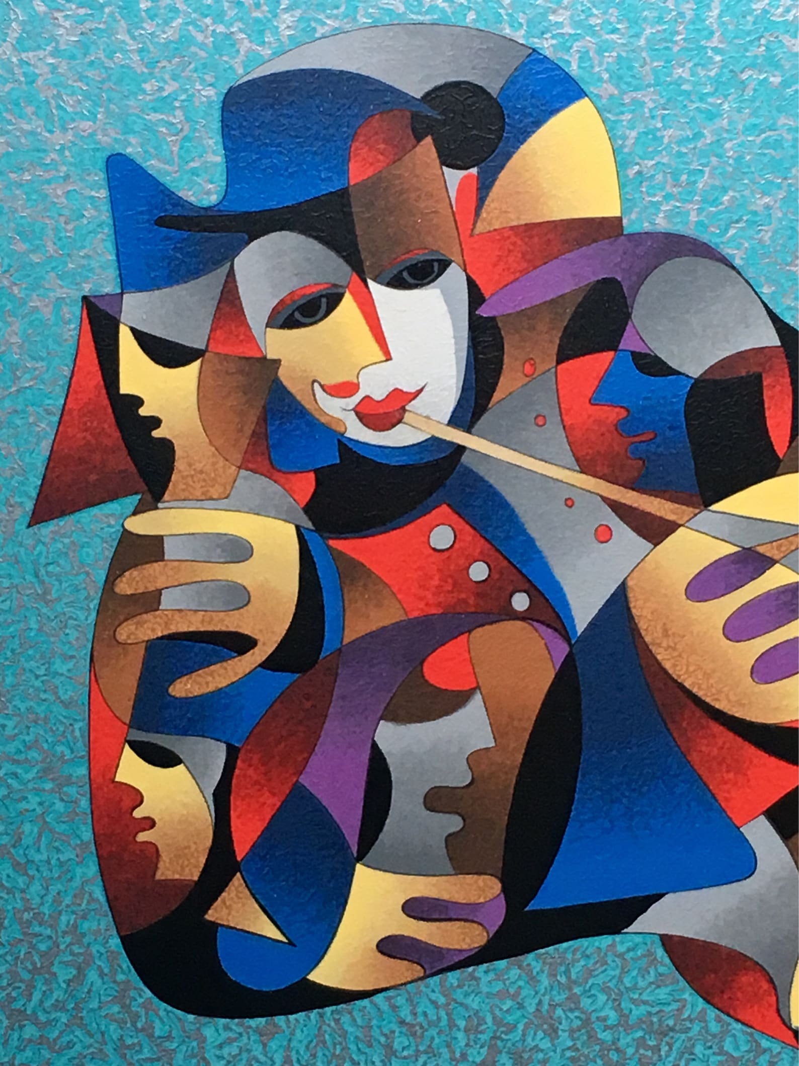 Large Anatole Krasnyansky Abstract Musical Signed Serigraph - Etsy