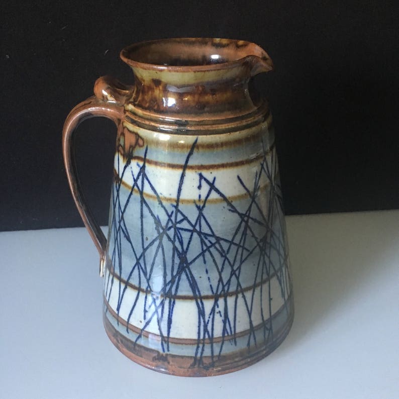 Sam Scott Studio Pottery Water Pitcher Northwest Style | Etsy