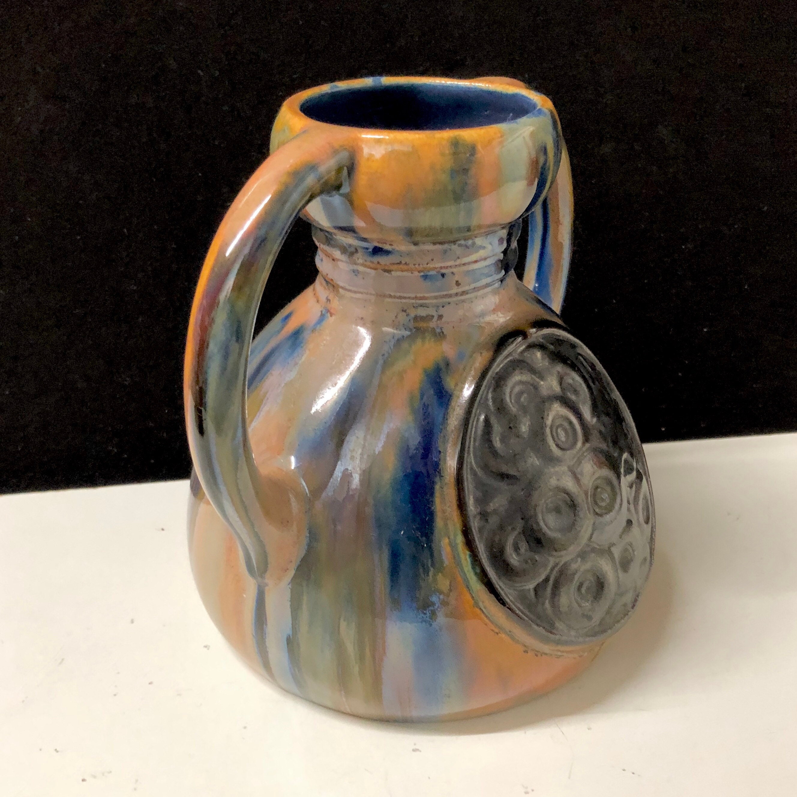 Ditmar Urbach Alienware Drip Glaze Vase Czech Art Deco Pottery | Etsy