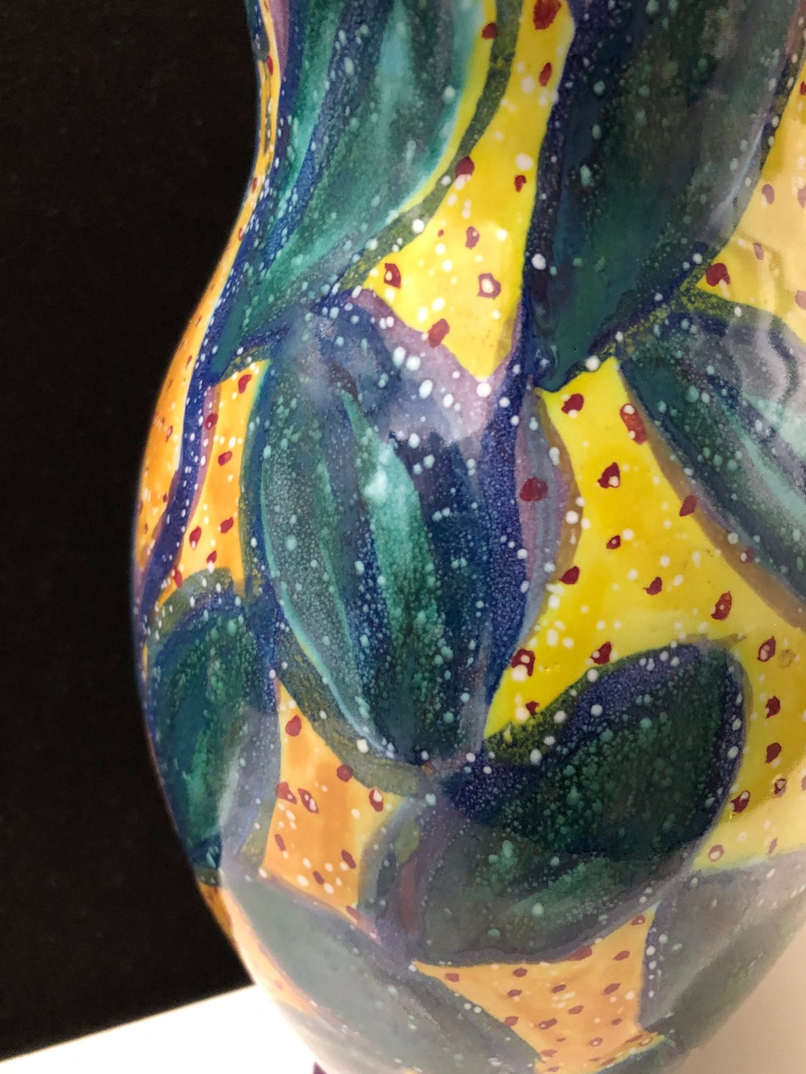 Terry Siebert Northwest Studio Faience Pottery Pitcher 1985 | Etsy