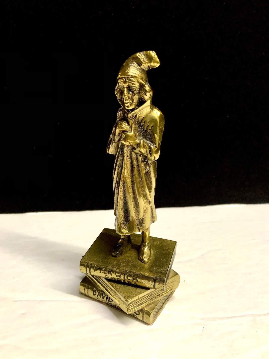 Peerage Ebenezer Scrooge Brass Paperweight Figurine Charles Dickens ...