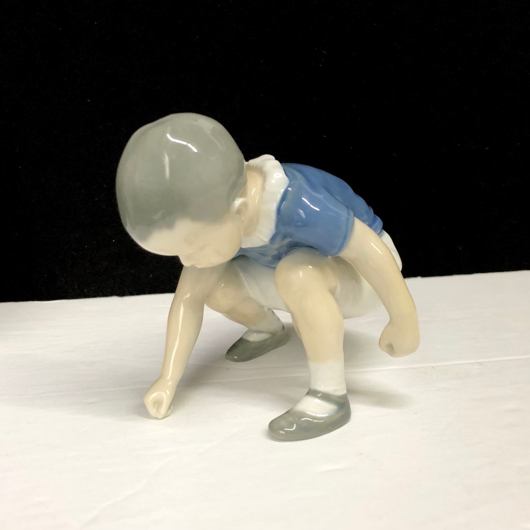 Bing and Grondahl #1636 Boy Feeding Ducks B&G Porcelain Figurine - Etsy