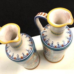 Alvaro Binaglia Deruta Renaissance Revival Istoriata Style Olive Oil ...