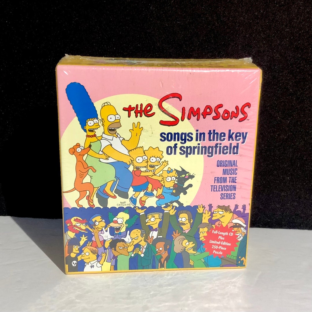 The Simpsons Songs in the Key of Springfield CD and Jigsaw Puzzle ...