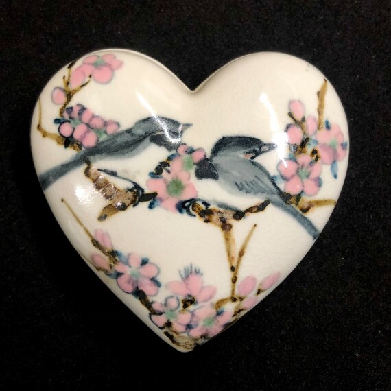 Rick Cosgriffe Lidded Trinket Heart Shaped Box Portland - Etsy