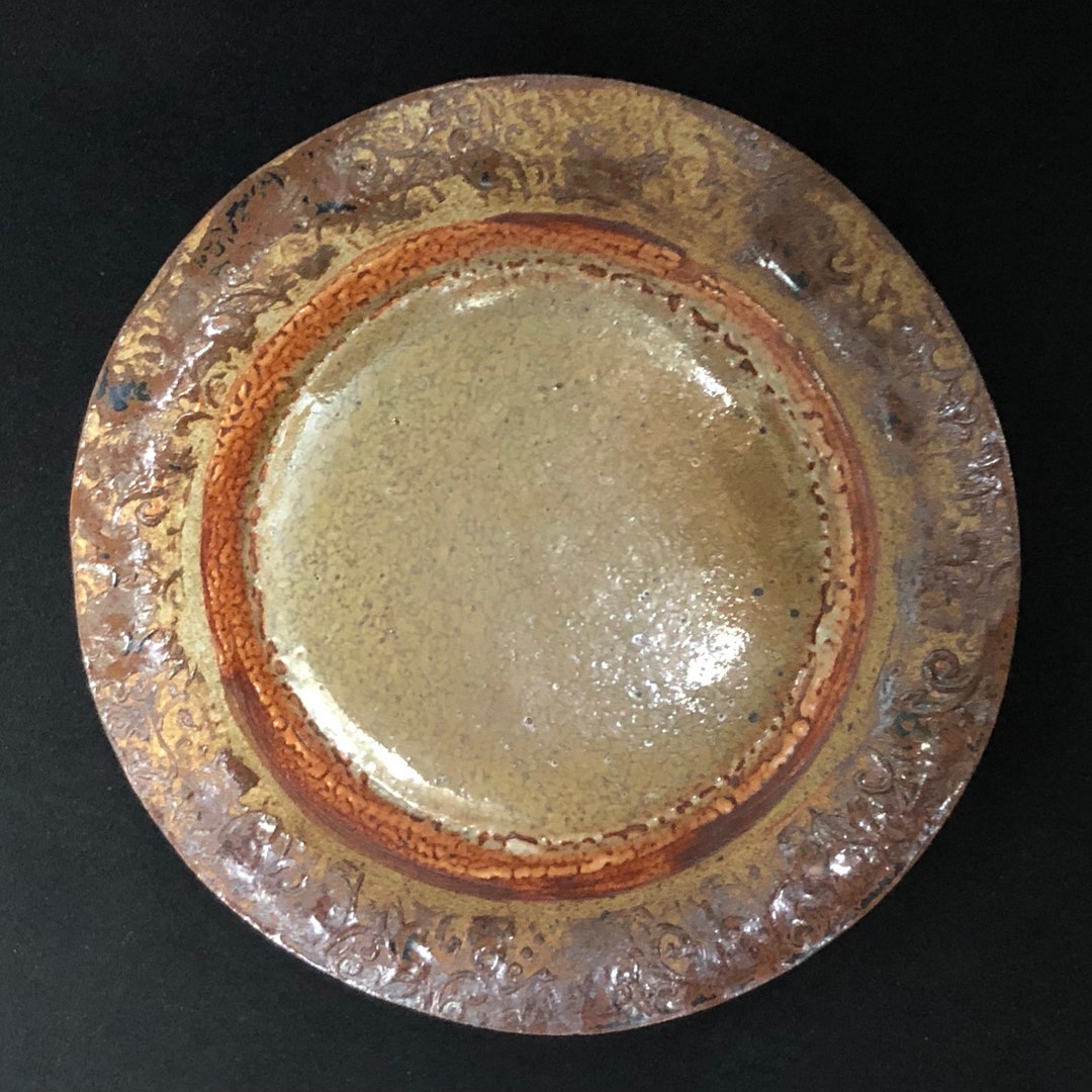 Northwest Studio Pottery S. Bell Shino Glaze Plate 11”D - Etsy