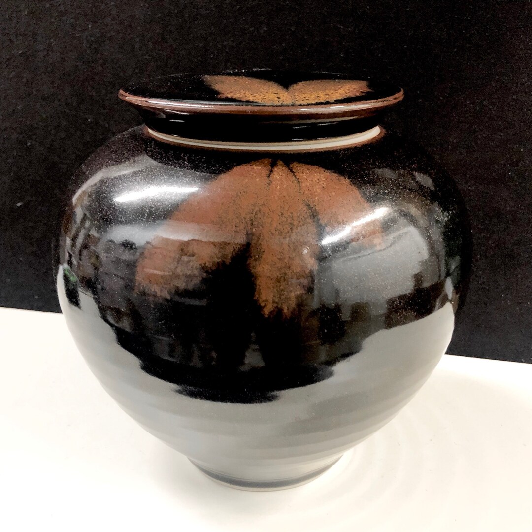 Marc Matsui Porcelain Lidded Jar Urn 8”H Studio Pottery Northwest ...