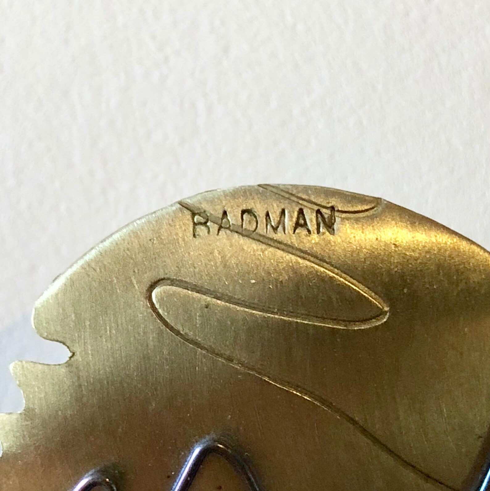 David Badman Modernist Mixed Metal Earrings | Etsy