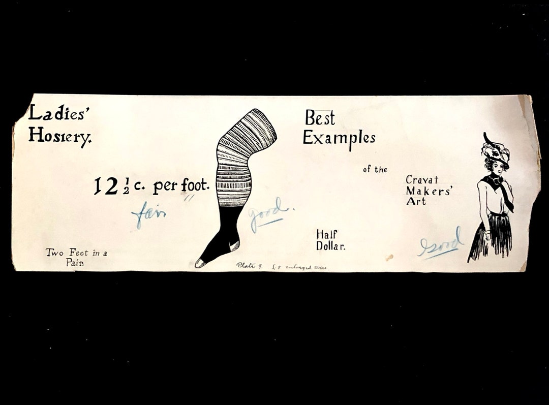 1920s Vintage Fashion Ink Drawing Graphic Design Student Ladies ...