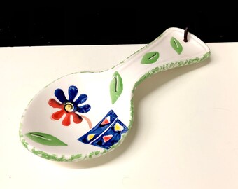 Italian Spoon Rest Pottery - Etsy