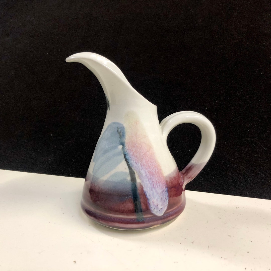 Jerry Pollari Northwest Studio Pottery Creamer Vase 5.25”H - Etsy