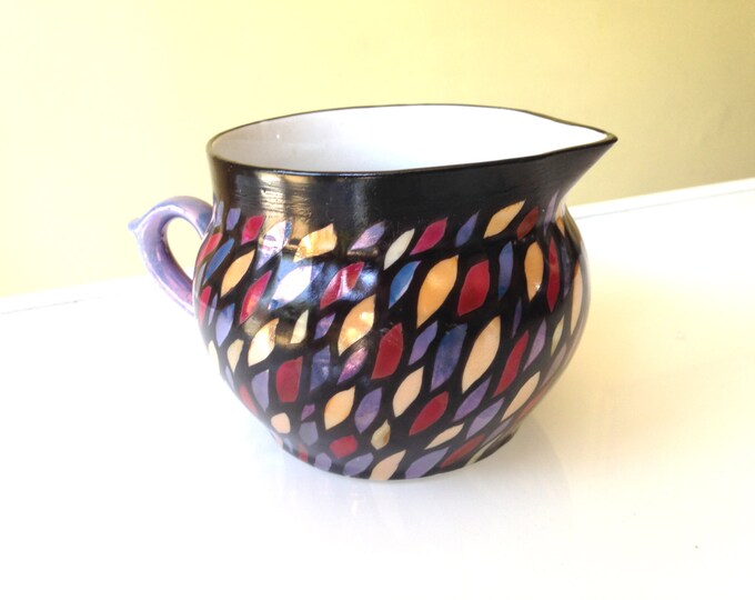 Hand Painted Pitcher Creamer S. Roball Tallinn, Estonia 1992 - Etsy