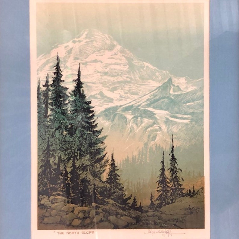 Roger Berghoff The North Slope Signed Serigraph | Etsy