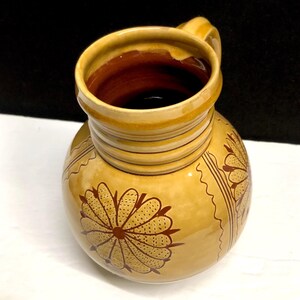 Vintage Jamestown Pottery Colonial American Redware Pitcher Jug - Etsy