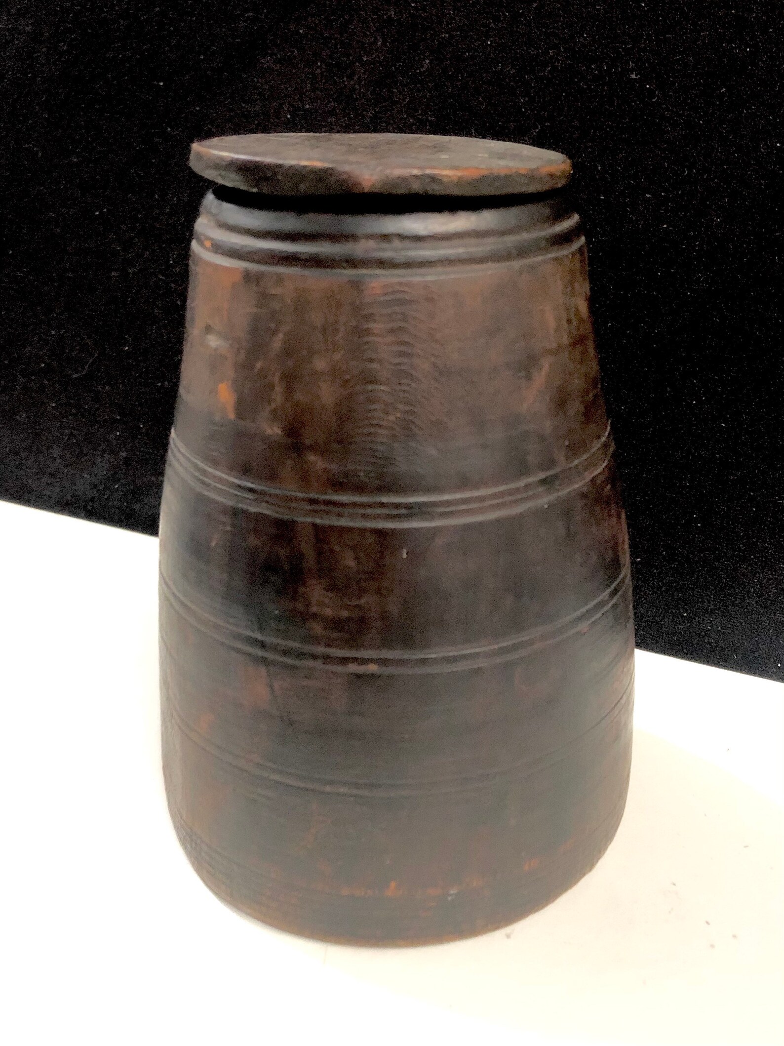 Antique Treenware Tobacco Box With Lid Free Shipping | Etsy