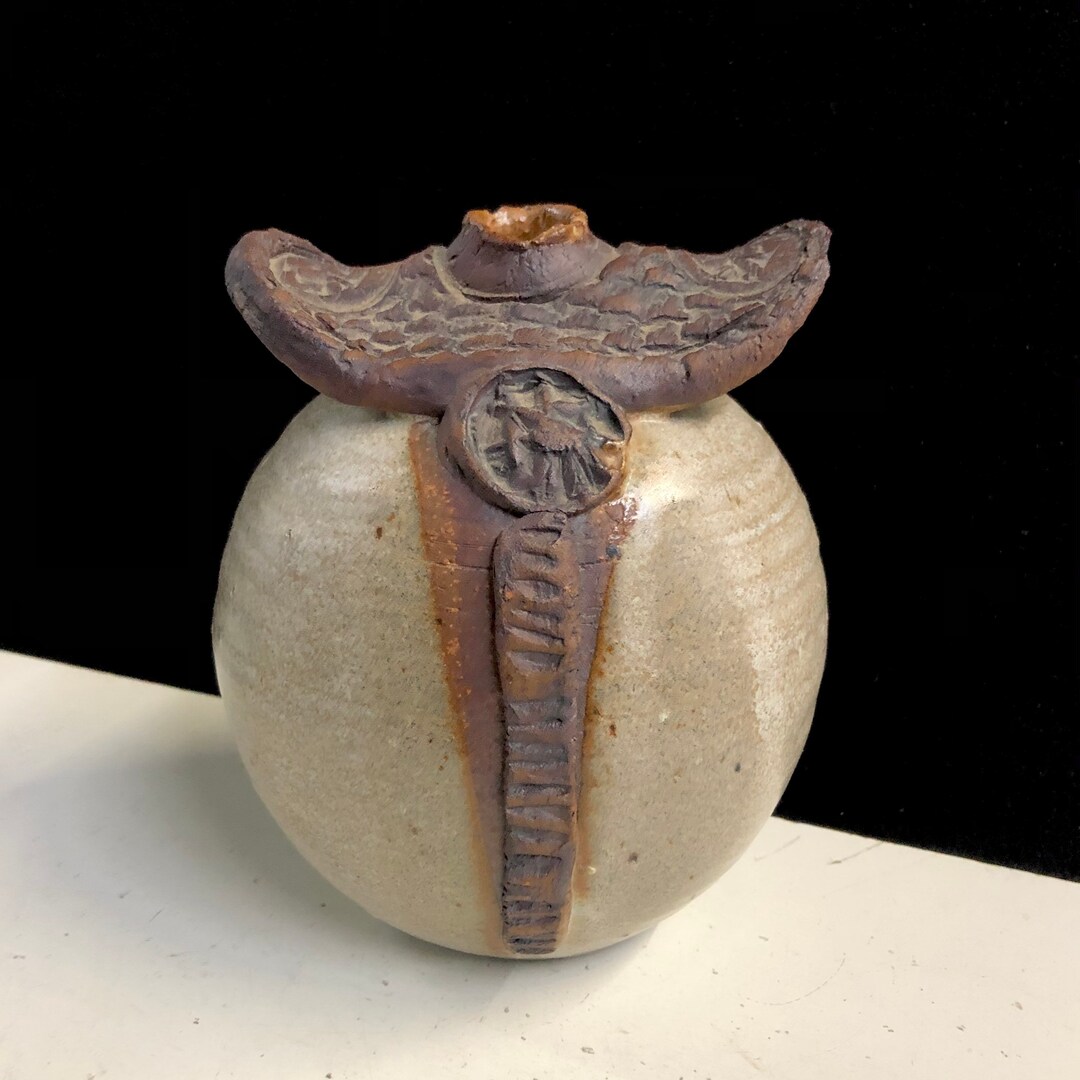 Cecil Strawn Sculptural Studio Pottery Vessel Free Shipping - Etsy