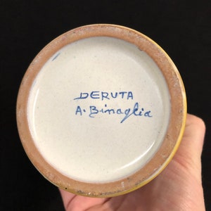 Alvaro Binaglia Deruta Renaissance Revival Istoriata Style Olive Oil ...