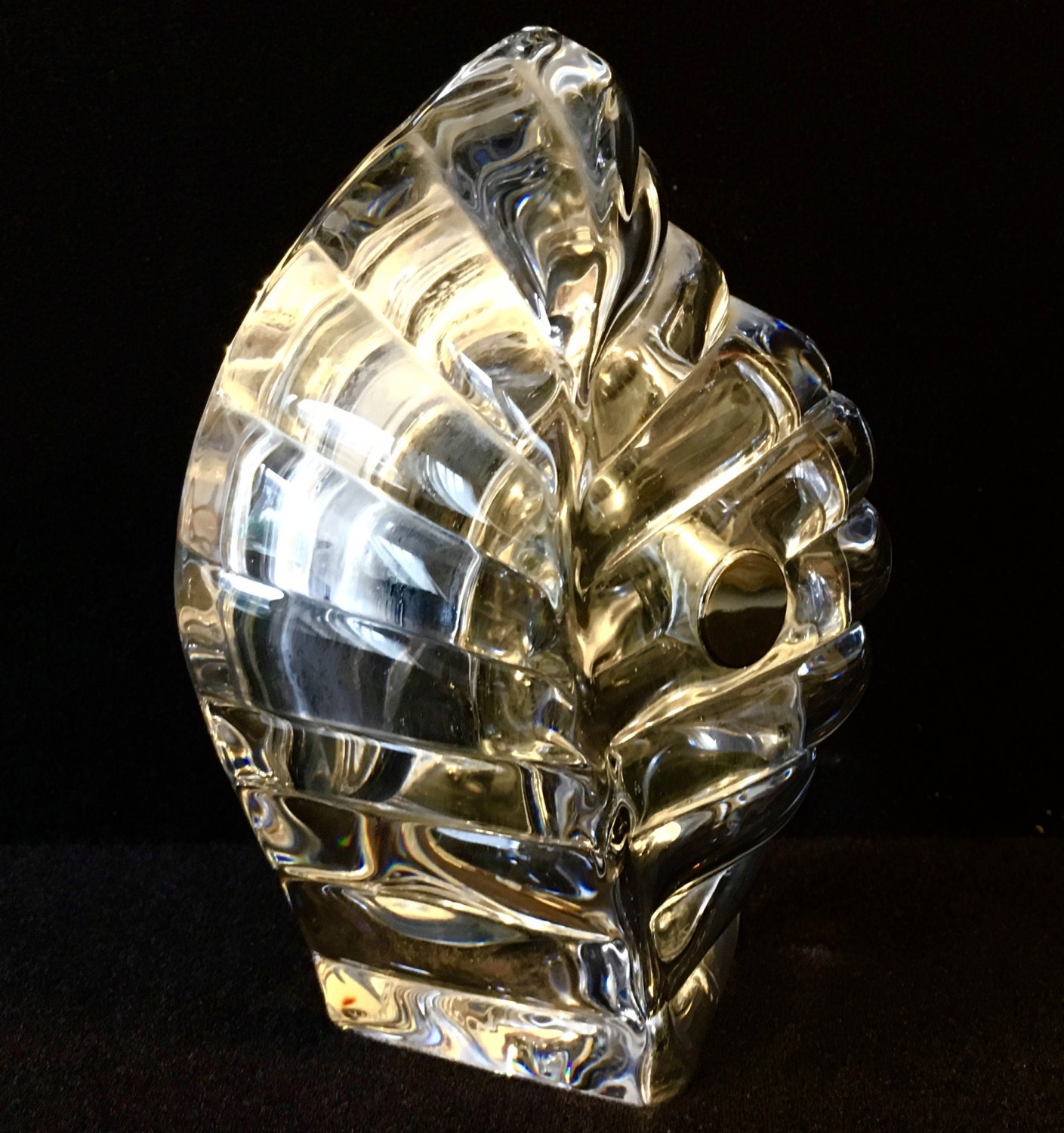 Stunning Daum Teardrop Crystal Clock 6.5h | Etsy