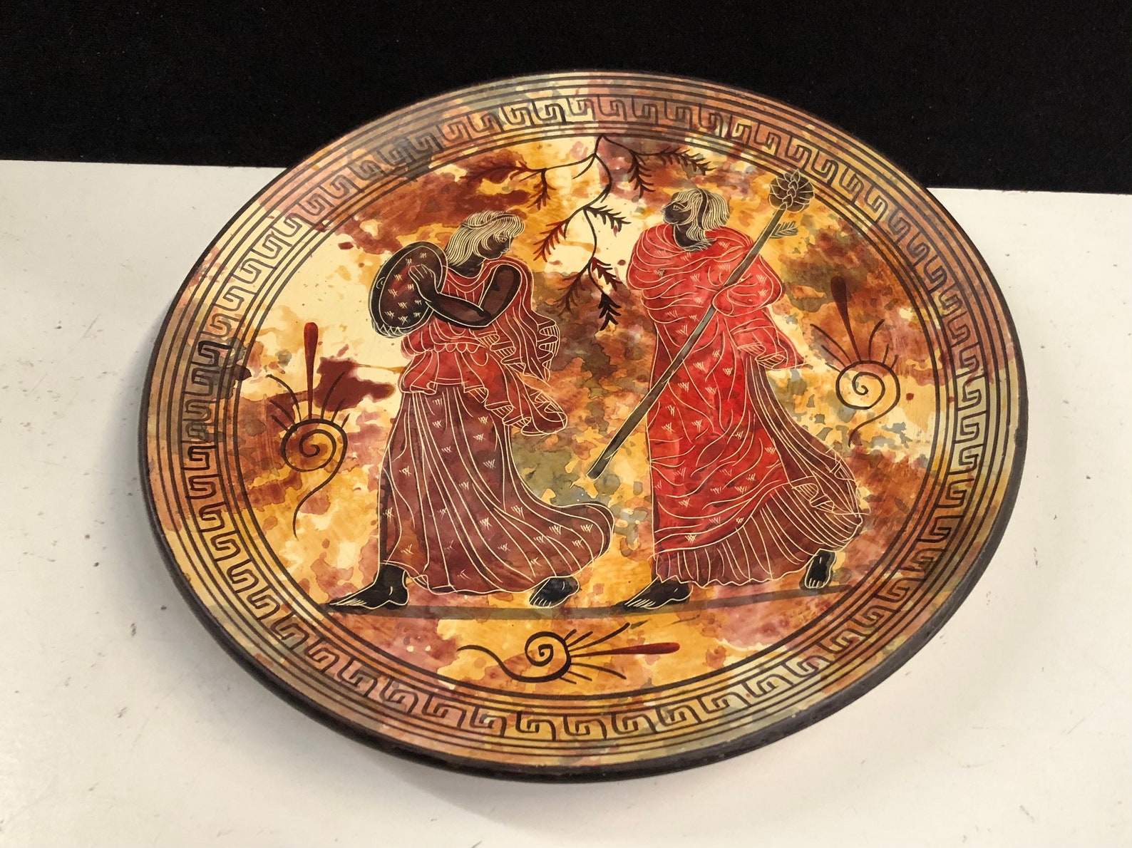 Greek Painted Terracotta Pottery Plate Ca. 450 B.C. - Etsy