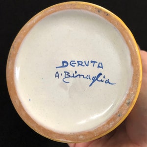 Alvaro Binaglia Deruta Renaissance Revival Istoriata Style Olive Oil ...