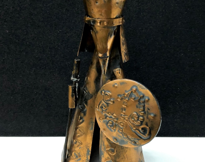 Fergus O’farrell Copper Sculpture Irish High King Brian Boru 10.5”H ...