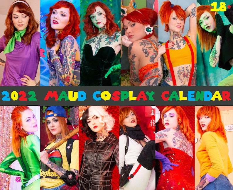 2022 COSPLAY CALENDAR - Etsy