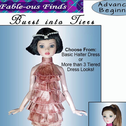 PDF Clothes Dress Pattern Fits 16 Ellowyne Wilde & Slim - Etsy