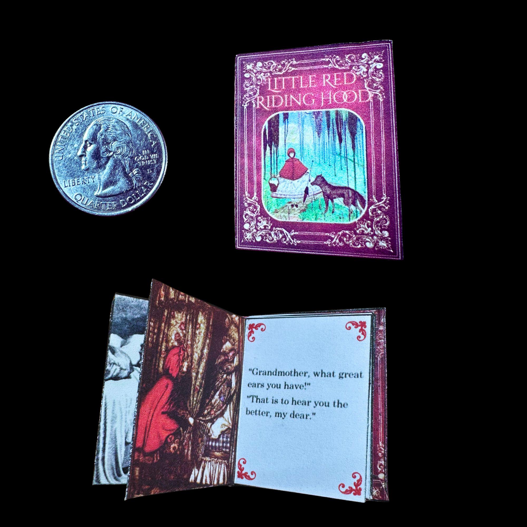 Printable Little Red Riding Hood Miniature Book With Pages | Quick DIY ...