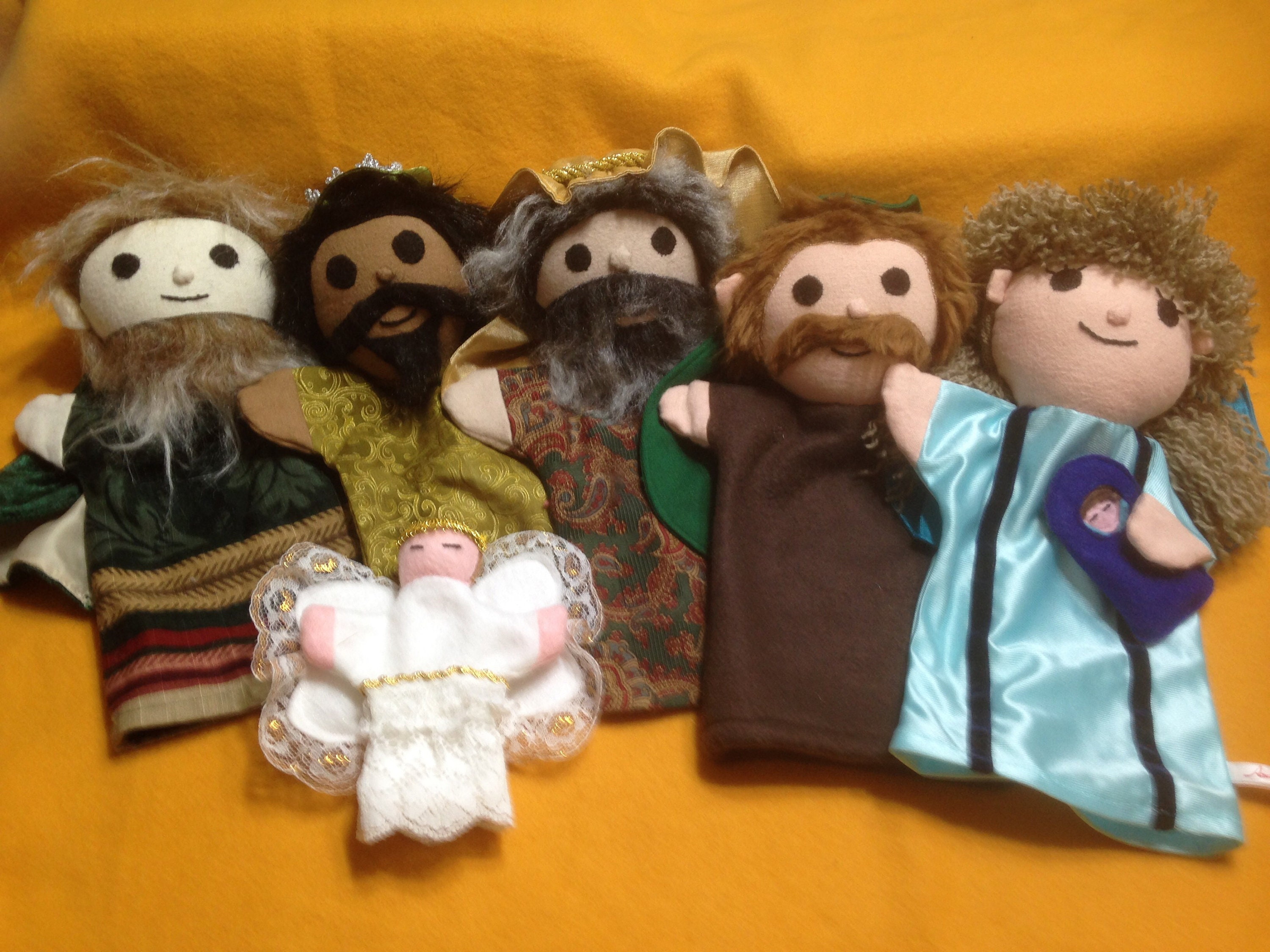 Nativity Hand Puppet Set - Etsy