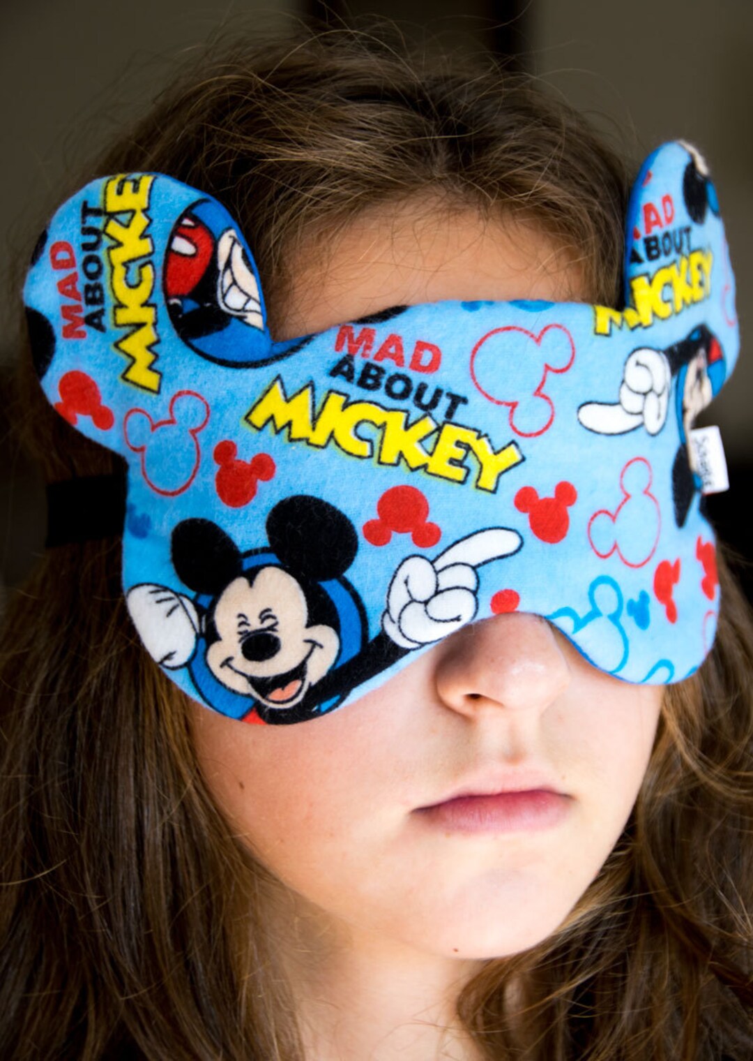 Magical Mickey Mouse Sleep Mask With Cotton Lining and Plush Batting ...