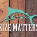 Size Matters Decal | Yeti Decal | Yeti Sticker | Tumbler Decal | Car ...