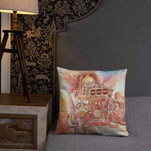 Vintage Drag Racing Accent Pillow - Etsy