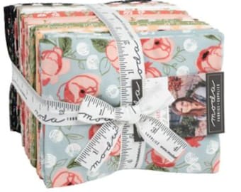 Quilting Cotton Fat Quarter Bundle Fabric Country Rose by Lella ...