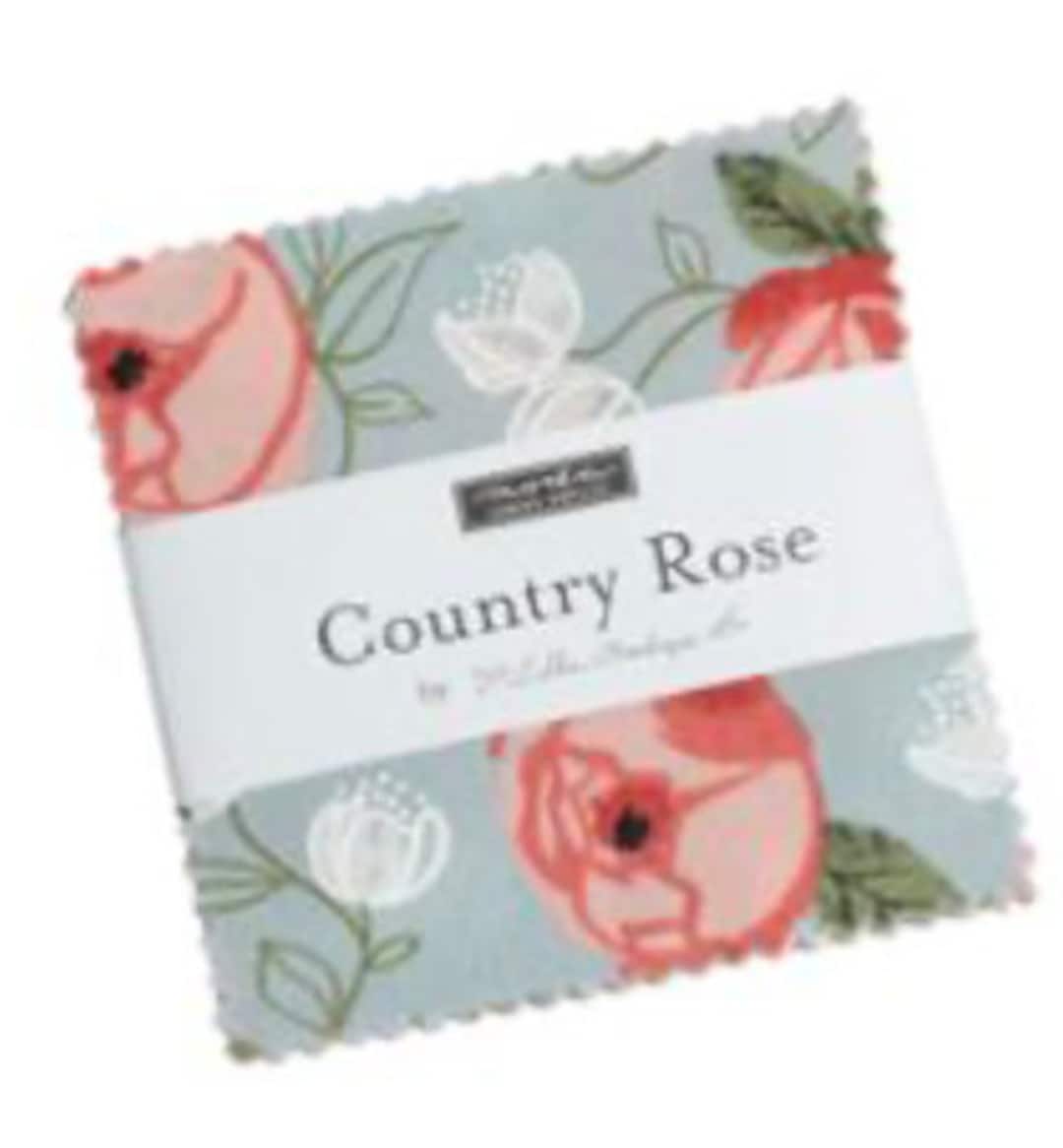Country Rose Mini Charm Pack Bundle by Lella Boutique for Moda Fabrics ...