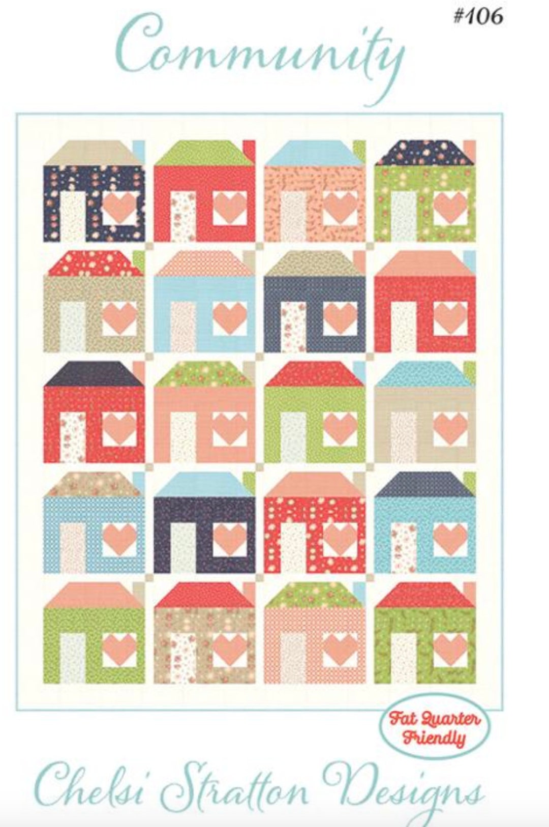 Community Quilt Pattern by Chelsi Stratton Designs for Moda Fabrics - Etsy