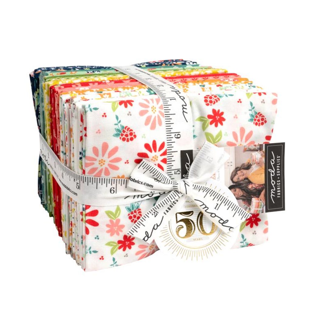 Raspberry Summer Fat Quarter Bundle Sherri & Chelsi for Moda Fabrics - Etsy