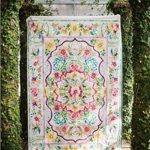 Eufloria Floral Rainbow Packaged Panel by Create Joy Project for Moda ...