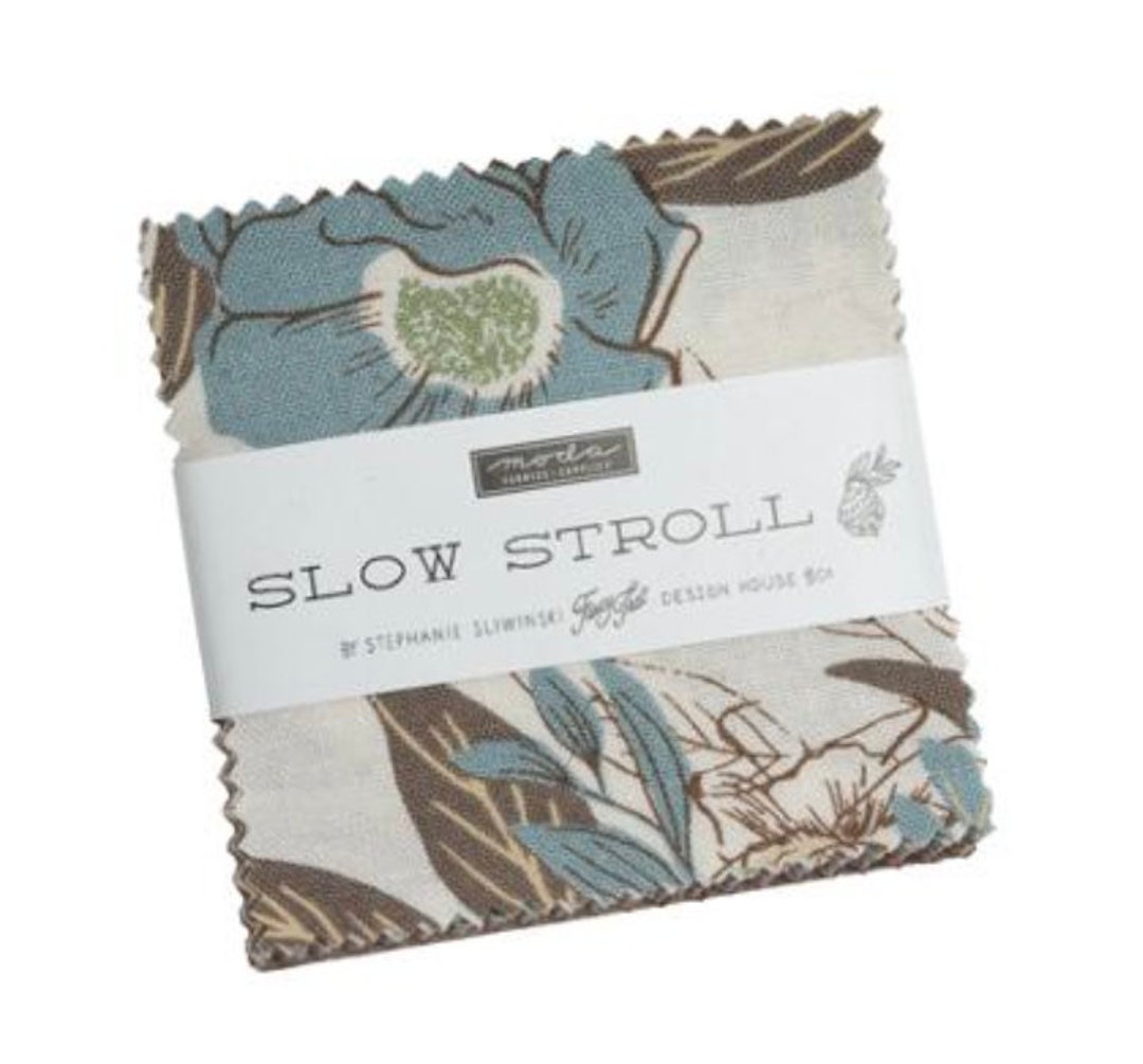 Slow Stroll Mini Charm Pack by Fancy That Design House for Moda Fabrics ...