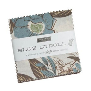 Slow Stroll Mini Charm Pack by Fancy That Design House for Moda Fabrics ...