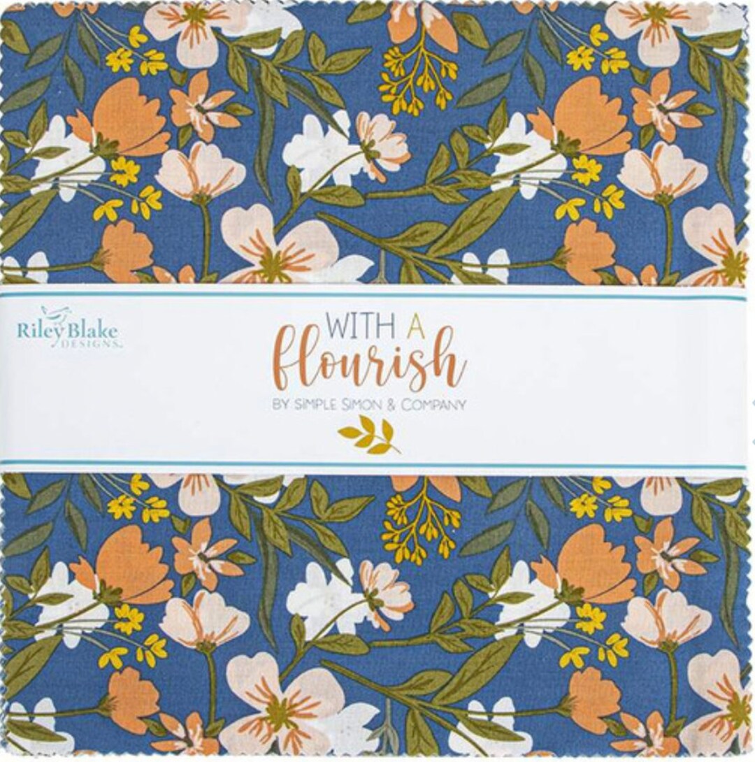 With a Flourish 10" Stacker by Simple Simon & Co for Riley Blake ...