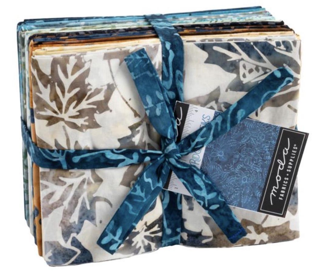 Blue Ridge Batik Fat Quarter Bundle by Moda Fabrics - Etsy
