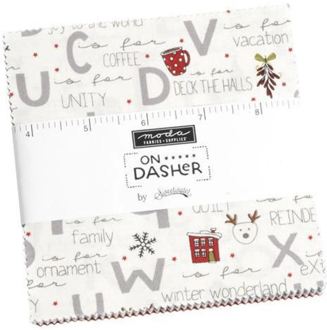 On Dasher Mini Charm Pack Bundle by Sweetwater for Moda Fabrics - Etsy