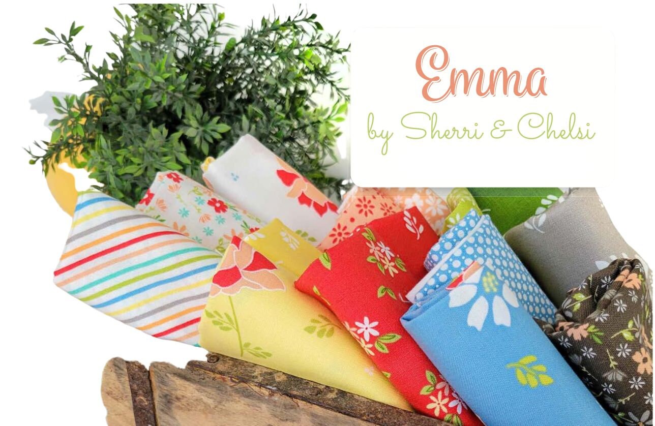Emma Blossom Charcoal by Sherri & Chelsi for Moda Fabrics - Etsy