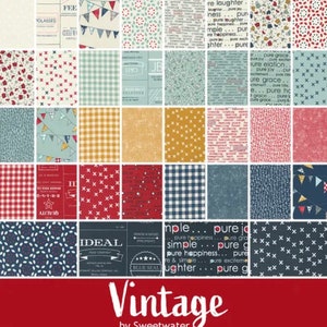 Vintage Flower Garden Multi on Cream by Sweetwater for Moda Fabrics - Etsy