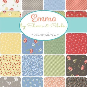 Emma Blossom Charcoal by Sherri & Chelsi for Moda Fabrics - Etsy