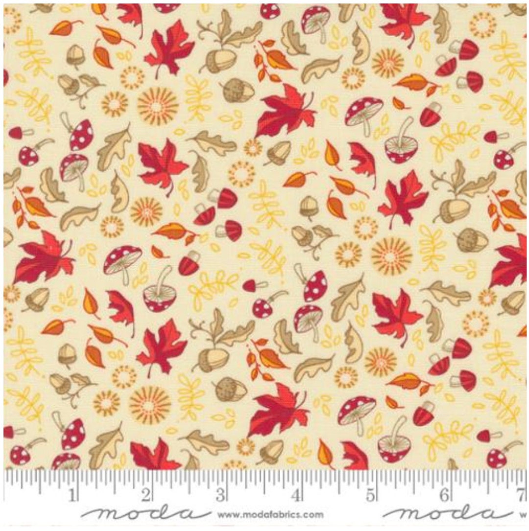 Forest Frolic Little Fall Fling Cream by Robin Pickens for Moda Fabrics ...