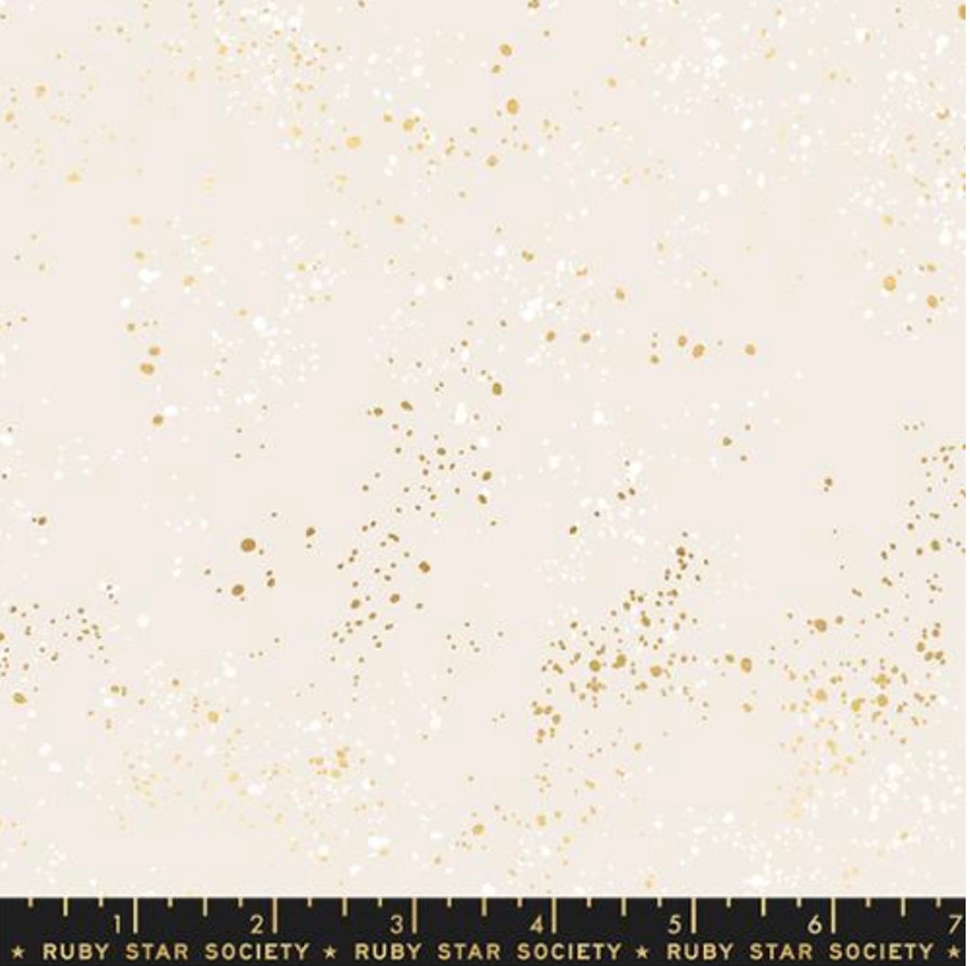 108 Wide Backing White Gold Speckled by Ruby Star Society - Etsy